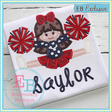 Cheerleader Applique