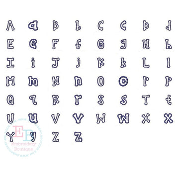 Melonheadz Applique Alphabet