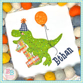 Birthday Dinosaur Applique Number Set