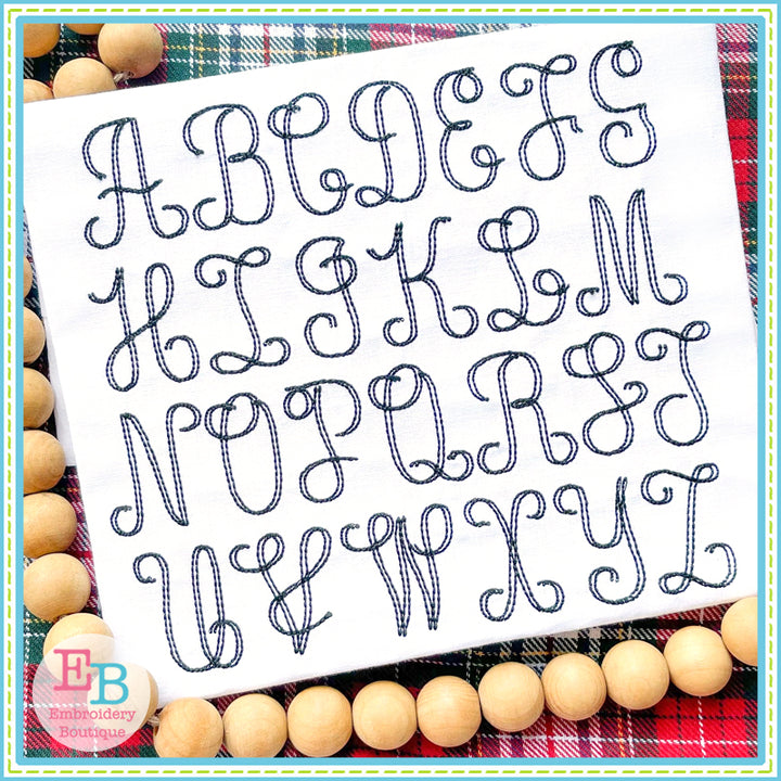 Embroidery Alphabets | Embroidery Boutique